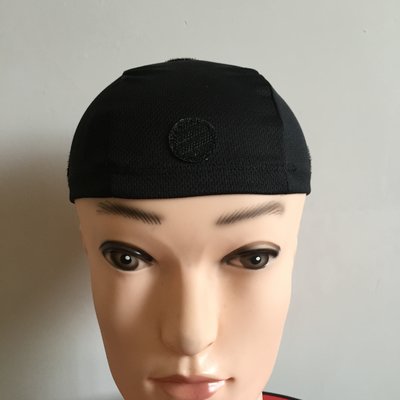Black Cotton Polyester Skull Cap Helmet Liner With velcro  Wicked fabrics Beanies supplier