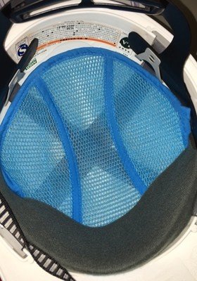 Helmet Liner 3D mesh with terry fabrics Vent and Cool safety helmet lining cap New Sweat Absorbent Air Mesh Helmet Liner supplier