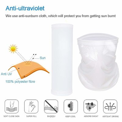 Face Clothing Bandana Mask, UV Protection Neck Gaiter [ Non Slip Secure Fit Design ], Lightweight & Breathable Cool Ice supplier