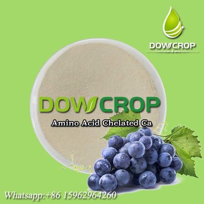 DOWCROP    HOT   SALE  100%    WATER   SOLUBLE    AMINO   ACID   CHELATED   CALCIUM     MILK    YELLOW     POWDER supplier