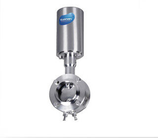 Pneumatic Leakage-proof Butterfly Valve / Stainless Steel Valves with AISI 304 AISI 316L