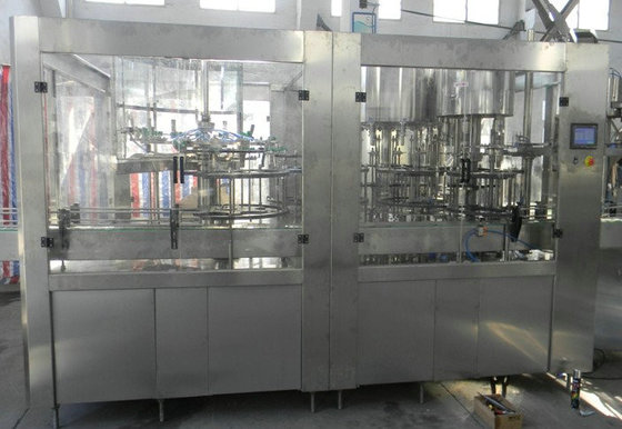 Fruit Juice / Soft Water Automatic Filling Machine for PET / Glass Bottle , Screw Cap