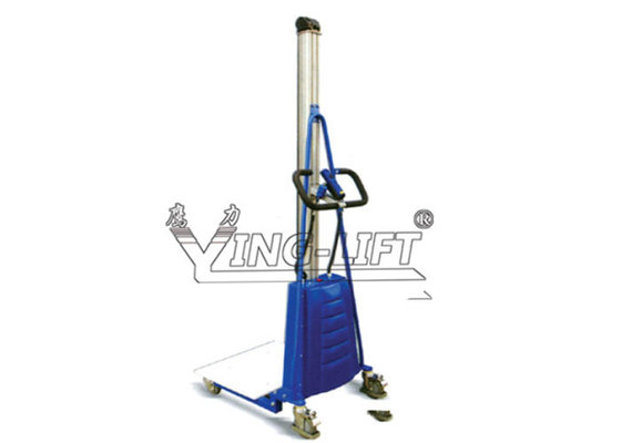 Blue Mini Heavy Duty Electric Fork Lift Stacker High Efficiency