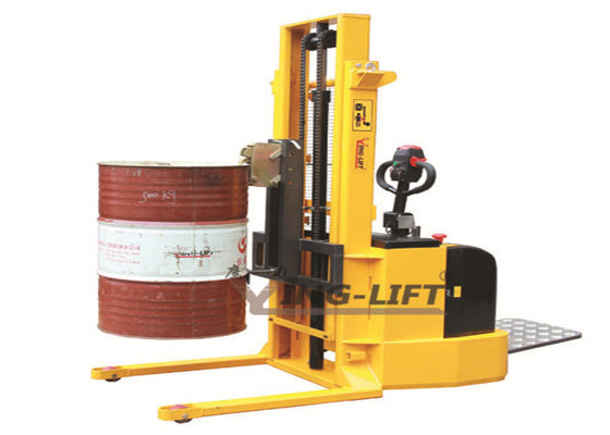 600KG Steel &amp; Plastic Oil Drum Handling Equipment Fully Battery Operated
