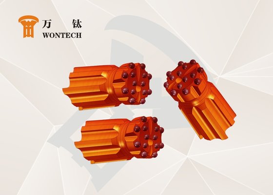 Rock Blasting And Fine Alloy Steel Compatible For Different Rock Thread Button Bit