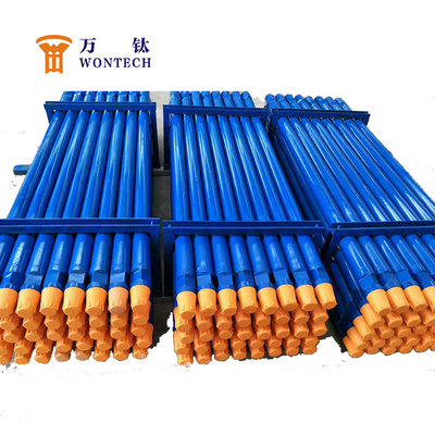 High Flatness DTH Drill Pipe For Deep Well Drilling 127mm/152mm Corrosion Resistance