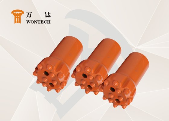 Alloy Steel Tungsten Carbide Dth Hammer Button Bits Precise Mechanical Processing