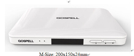 Internet TV DVB-T2 Set Top Box Support USB 2.0 PVR , 700MHz MSTAR CPU