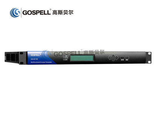 DTV Modulator MPEG-4 AVC SD / HD / FHD Encoder Multi Channel QAM Modulator