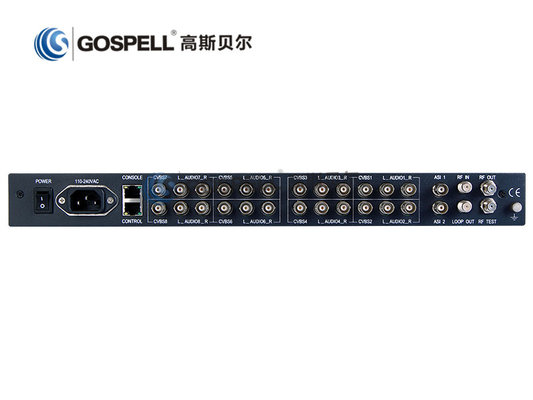 AAC Supported IP Video Encoder QAM Transmodulator For DTV Encoding / Modulating