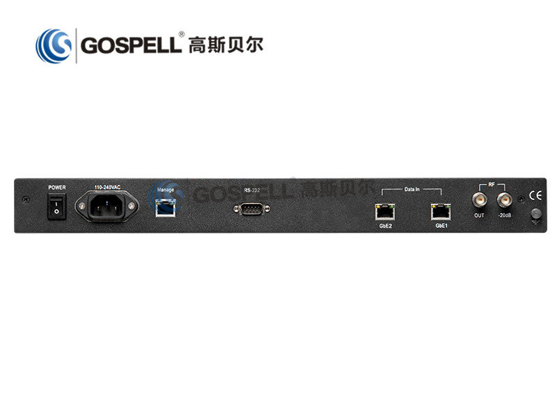 Digital Television IP QAM Modulator Receive MPEG-2 TS , 4 CAS Encryption