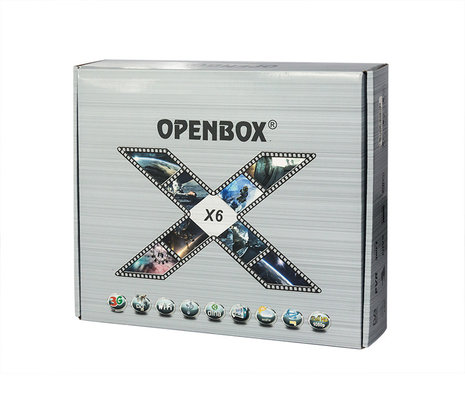 Openbox X6 DVB S2 HD Set Top Box with DLNA / 2 USB / LAN / YPbPr / Google Maps