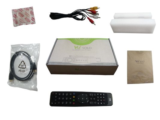 Vu Solo HD Linux Set Top Box Enigma2 Single Tuner / Scart / YPbPr / AV / USB