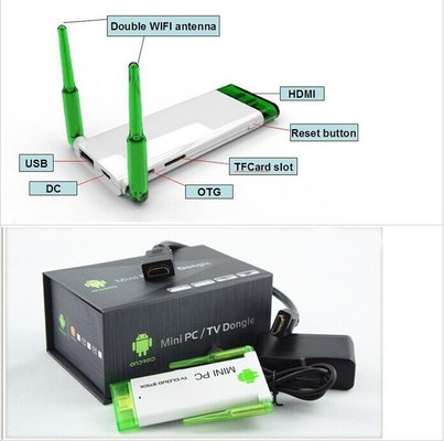 Dual Antenna J22 Android 4.2 Smart TV Strick Box Quad Core RK3188 XBMC Support Bluetooth