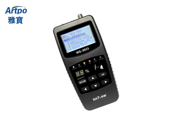 DVB-S / S2 Portable Digital Satellite Finder Meter High Definition Satlink WS-6933