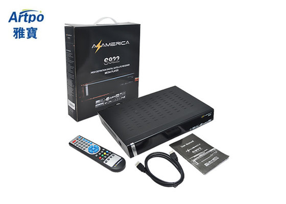 High Definition DVB HD Receiver / DVB-S2 Decoder Azamerica S922 Full HD Satellite Receiver
