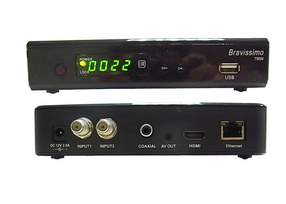 Azbox Bravissimo DVB-S2 Twin Tuner Satellite Decoder South America IKS SKS Nagra3