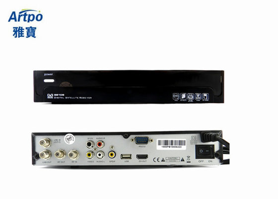 Home TV HDMI DVB-S Satellite Receiver S810B with Patch , Biss , CA + RF , VFD Display