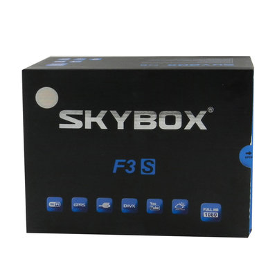 Skybox F3s FTA DVB S2 Decoder Full HD Vfd Display Support GPRS LAN CA PVR CCCAM