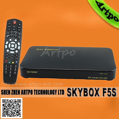 Skybox F5S Best Digital Tv Receiver Linux OS STB w/ CCCAM / Youtube / WIFI / GPRS / Scart / AV / CA - Black