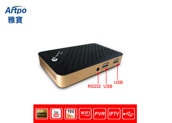Africa FTA Q SAT Q23g DVB-S Satellite Receiver Support 1080 HD 2 USB.20 Port H.246 / MPEG4