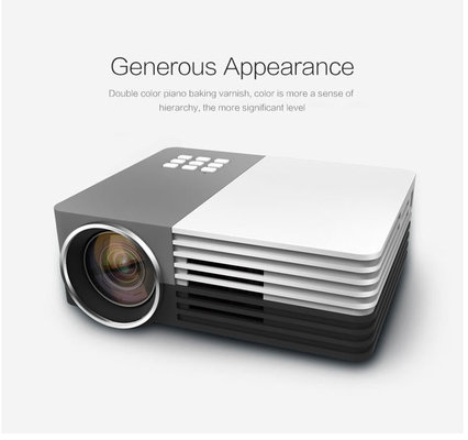 USB VGA HDMI Digital Led Android Smart Projector 80 Lumens Native Video for Home Theater / AV