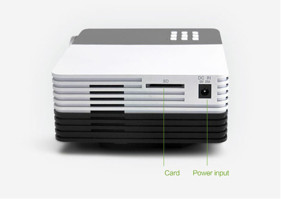 USB VGA HDMI Digital Led Android Smart Projector 80 Lumens Native Video for Home Theater / AV