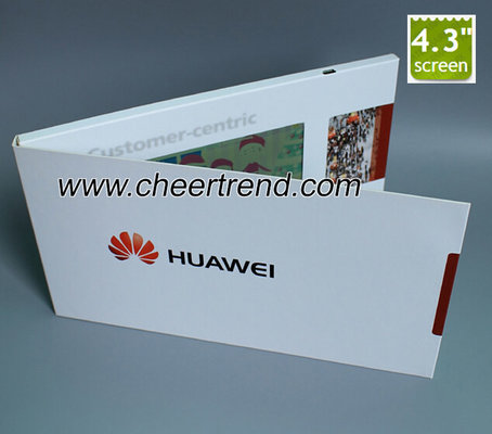 2017 Hot Promotional 4.3 inch video brochure / best advertising products