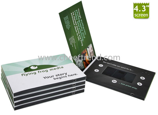 2017 Hot Promotional 4.3 inch video brochure / best advertising products