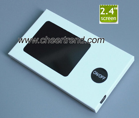 2017 Hot sale 2.4 inch LCD Video Brochure for commercial advertising and marketing
