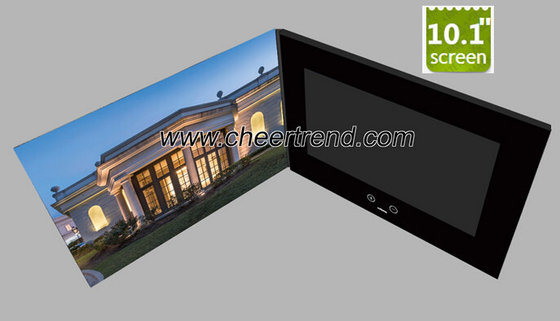 2017 High quality 10.1 inch LCD Video cards Video brochure Video book with Touch Screen