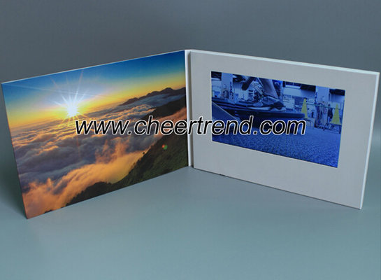 Factory supply 7inch LCD video book video brochure, with 128M-16GB memory