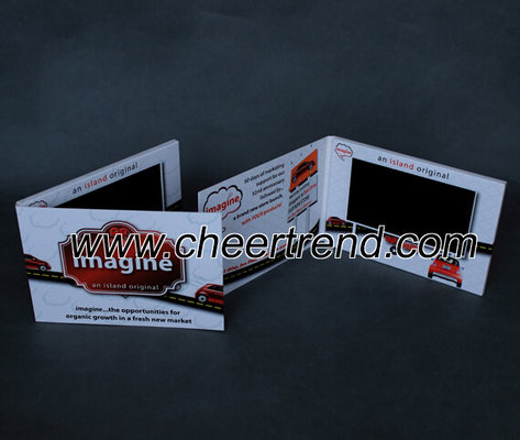 Factory Customized 2.4",2.8", 4.3" , 5", 7", 10" digital video greeting card / advertising video brochure