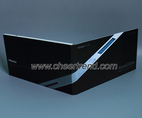 Hot sell 4.3 inch video brochure / video greeting card/video book for business gift