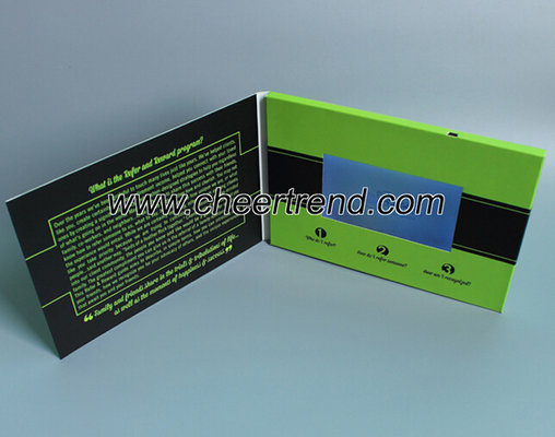 Popular Handmade Business Gift 5 inch LCD Player Video Marketing Brochure Greeting Card in Print
