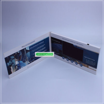 Factory Promotional 128MB 4.3 inch LCD /Touch Video Business Card, video brochure,video greeting card