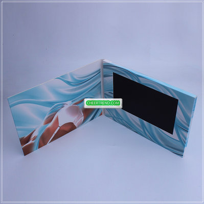 2017 Hot Sexy Portrait design 4.3 inch CMYK  printing 128M lcd screen video brochure card for gifts