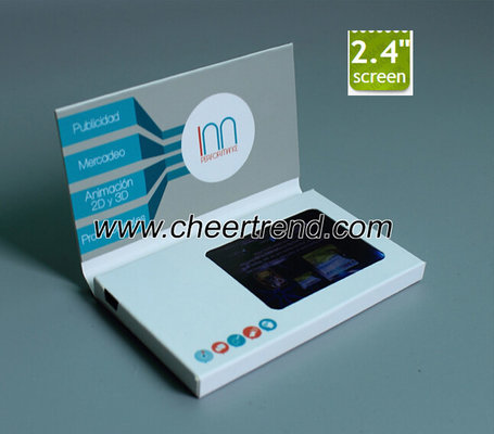 Competitive price 2.4 inch mini size business greeting card for advertising, business gift ,promotion
