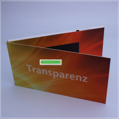Beautiful Design 4.3 Inch LCD Screen Video Brochure /Video Greeting card for Wedding Invitation Card