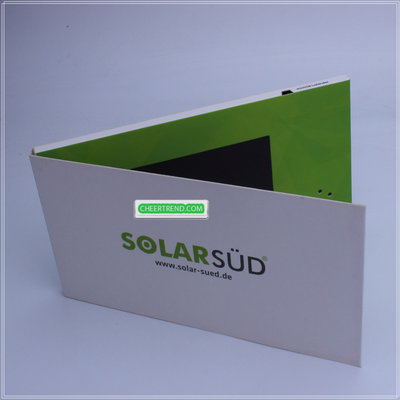Custom Color Printing 4.3 Inch Tft Digital Mailer Lcd Screen Video Greeting Cards Brochure For Business Promotion