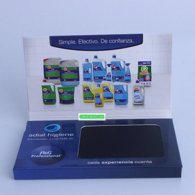 Custom printing A5 2.4 inch LCD video brochure / video book / video mailer /video business card with 128Mb memory