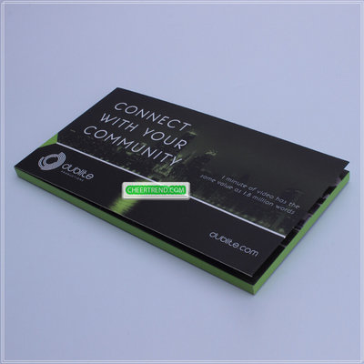 Hot AVI format 4.3 inch video brochure / Invitation video greeting card / lcd video book with 128Mb memory