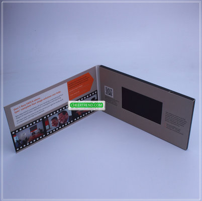 4.3 inch LCD video greeting card /  video player mailable greeting card/ lcd video brochure card