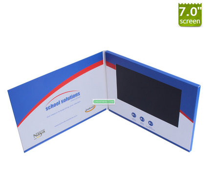 7 inch Color TFT LCD Memory Module 800X480 full view touch screen wholesaler lcd display for video brochure card