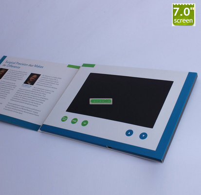 7 Inch 800x480 TFT LCD Monitor Module with custom print paper for video brochure card