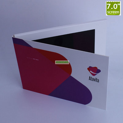 Factory Supply 7Inch 2G Memory A5 Size Digital Module Lcd Video Book Video Brochure Card