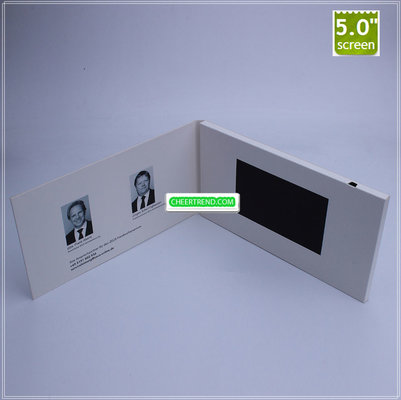 Customized 2.4" 4.3" 5" 7" digital video greeting card advertising video brochure business book