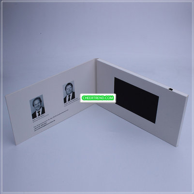 New design 5" vertical lcd video brochure/greeting card/invitation book for business gift