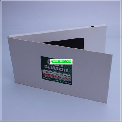 Handmade 5 inch advertising booklet/video promotional book/lcd video brochure