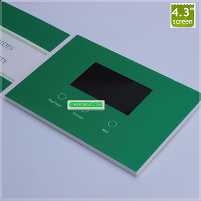LCD Video Player Book 4.3 " 480*272 128MB,digital video brochure